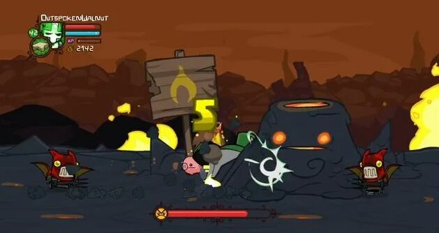Castle Crashers [6] Lava world! - Смотреть онлайн в поиске Яндекса по Видео