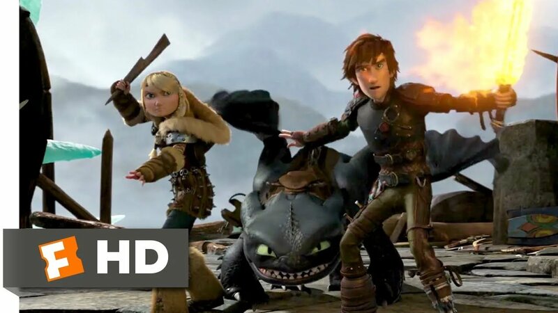 How to Train Your Dragon 2 (2014) - Dragon Trappers Scene (2/10 ...