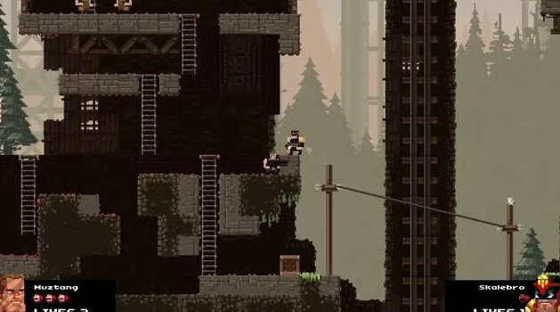 Broforce [Co-op] Прохождение - Серия №5: "Телевизор смерти" - Смотреть ...