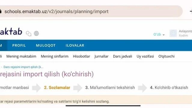 e.maktab.uz ( kundalik.com) da ish reja yuklash. - Смотреть онлайн в поиске Яндекса по Видео