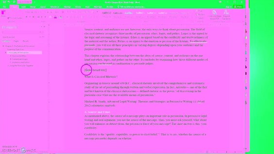 MS Word Step 7 - Denoting Boxed or Pull Out Text - EroFound