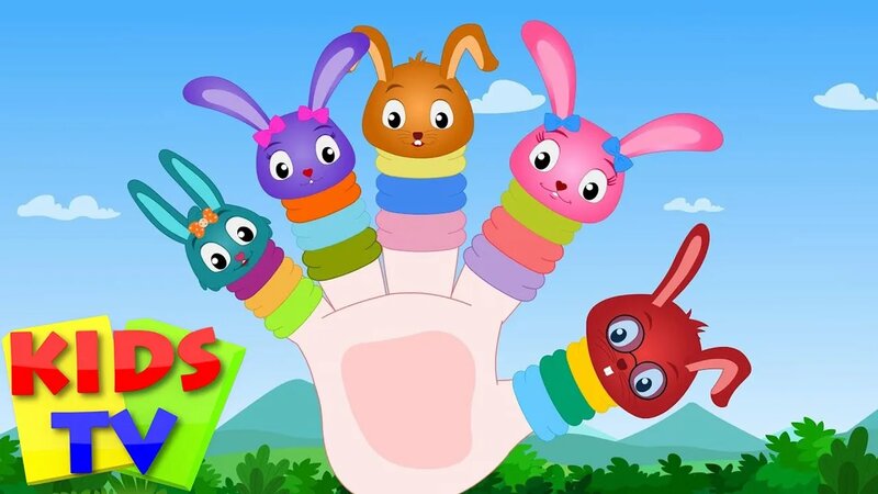 Finger Family - Bunny | Nursery Rhymes For Toddlers | Cartoons For ...