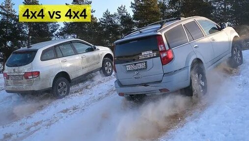 Great Wall Hover против SsangYong Kyron в гору! чей полный привод лучше ...