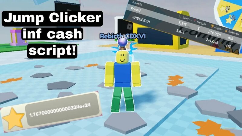 Jump Clicker INF Cash! [op]Roblox script - Смотреть онлайн в поиске ...