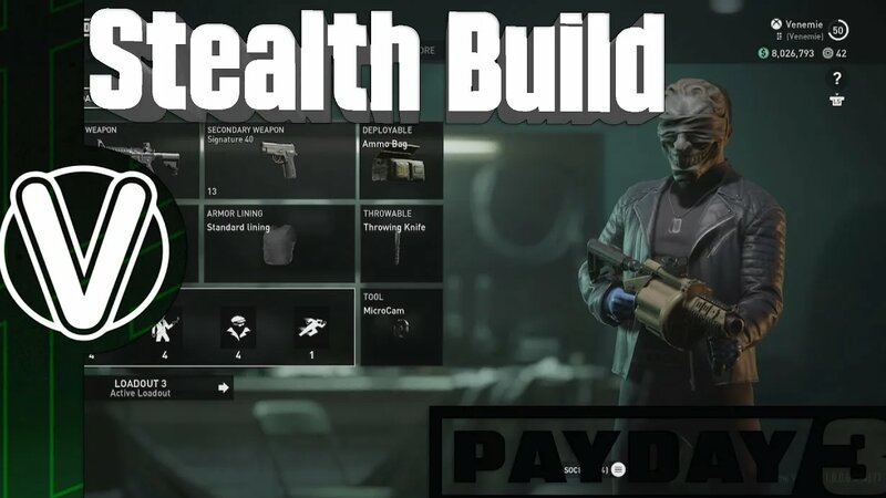Payday 3 | Best Stealth Build For Heists *Easy Stealth* (Payday 3 ...