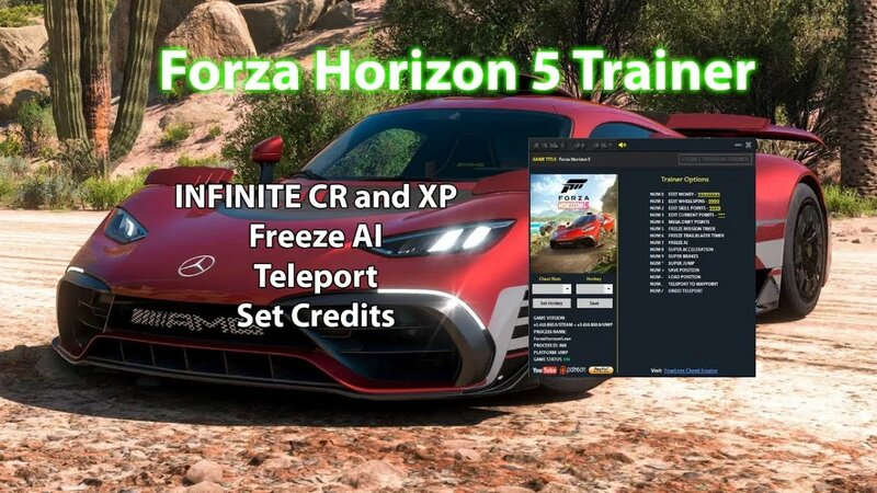 Forza Horizon 5 Trainer +17 Cheats (Set Credits, Faster Acceleration ...