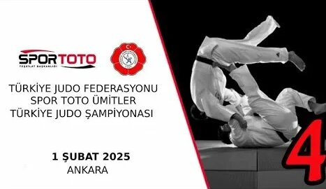 Tatami 4 - SPOR TOTO Ümitler Türkiye JUDO Şampiyonasi 1 Şubat 2025 ...