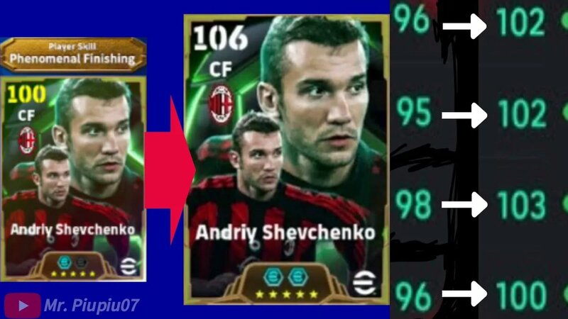 Andriy Shevchenko 106 Best Training Max Level, Player Progression ...