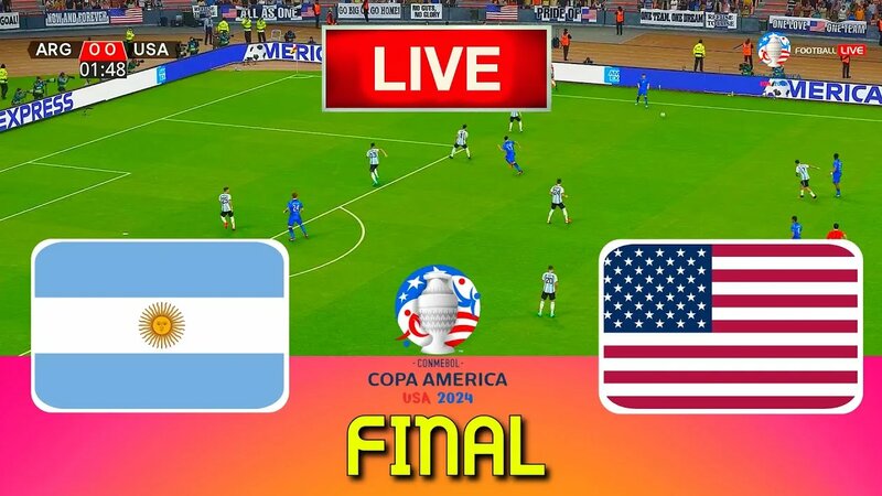 Argentina vs USA - Copa America 2024 Final | Full Match All Goals ...