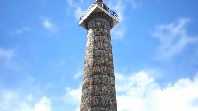 "History IN 3D" - Ancient ROME 320 AD - Trajan's column FULL-Painted 3D ...