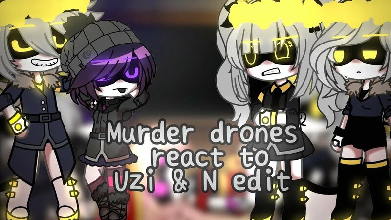 Murder drones React to Uzi & N (A little ship‼) Read description ...