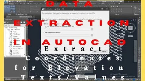 Data Extraction in AutoCAD | Data Extraction to Excel | #dataextraction ...