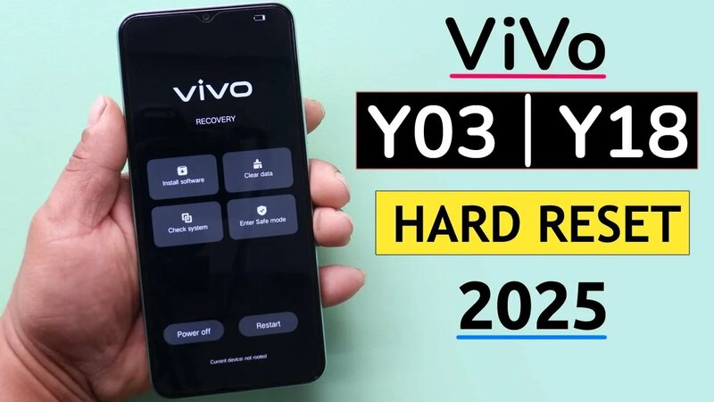 Hard Reset Vivo Y03/Y18 Remove Screen Lock Pattern/Pin/Password Without PC - 2025 - Смотреть ...
