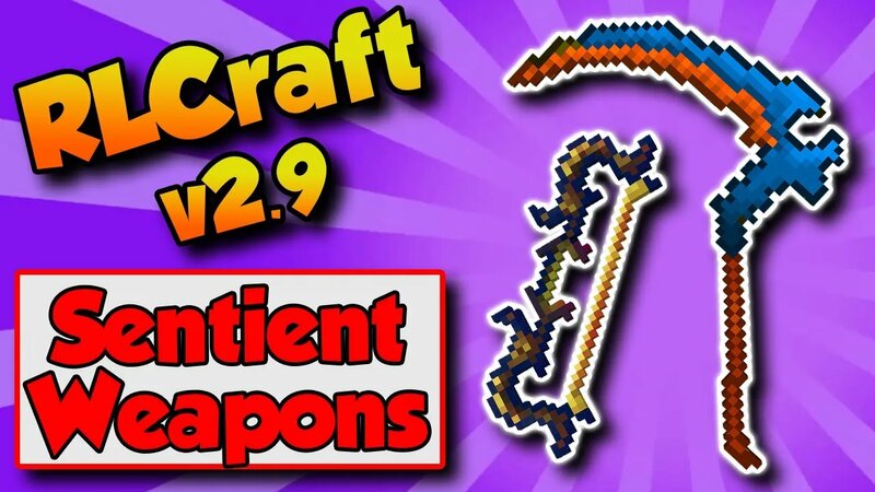 RLCraft 2.9 How To Get Sentient Scythe & Sentient Greatbow Best Weapon ...
