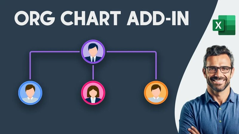 How to Create an Organizational Chart in Excel? (automatic) - FREE ADD ...