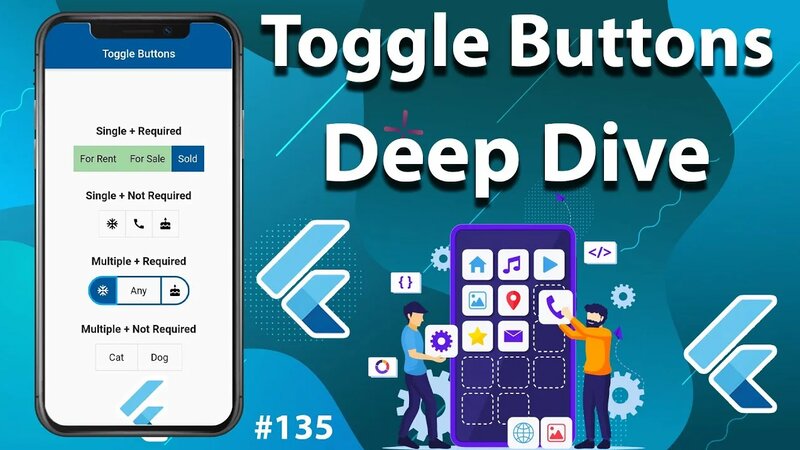 Flutter Tutorial - Toggle Buttons - Deep Dive - Смотреть онлайн в ...