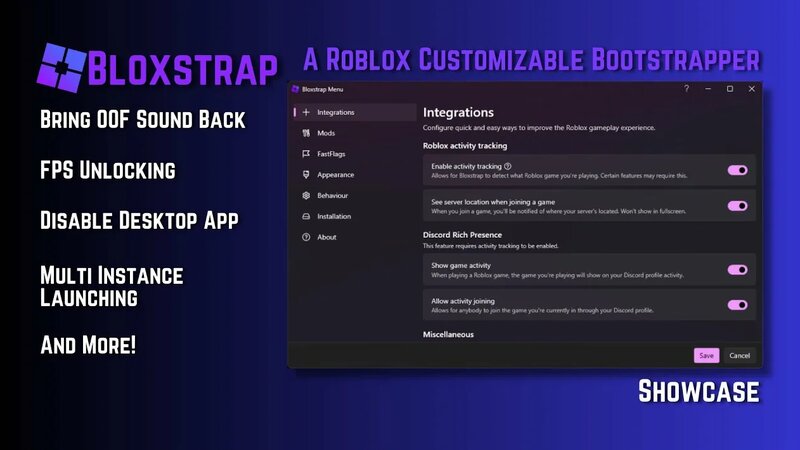 Bloxstrap - A Roblox Open-Sourced Customizable Bootstrapper Showcase ...