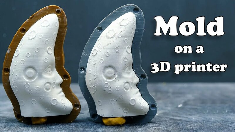 How to Create a 3D Model of a Mold, Print it on a 3D Printer, and Cast ...