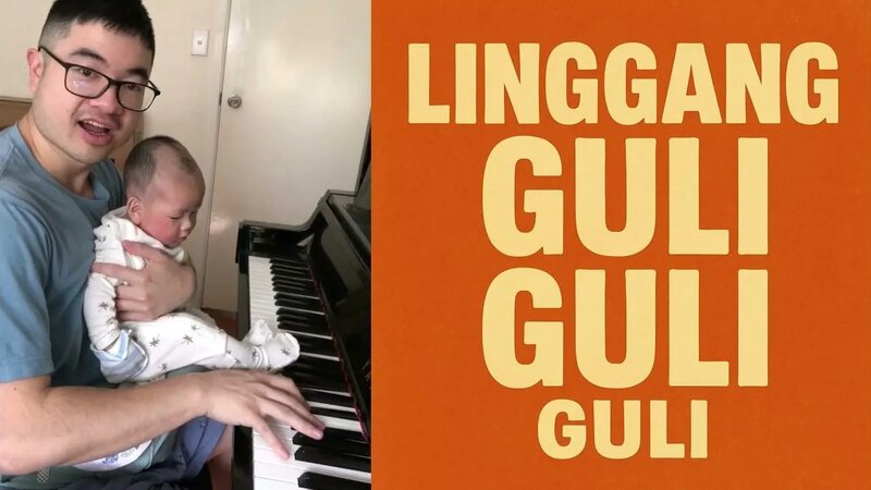 Ling Gang Guli Guli Guli but played on Piano for my Baby - Смотреть ...