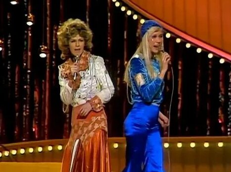 ABBA-Waterloo Eurovision Song Contest Second Performance (After Winning ...