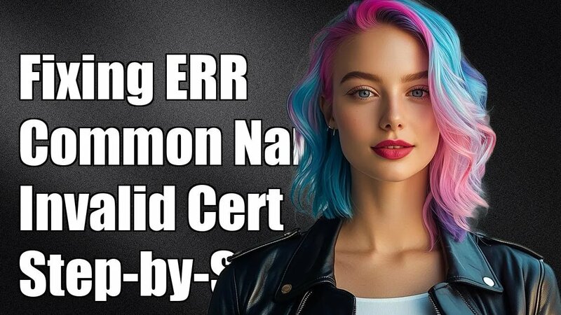 Fixing net::ERR_CERT_Common_NAME_Invalid Error: Step-by-Step Guide - Yandex Video aramada ...