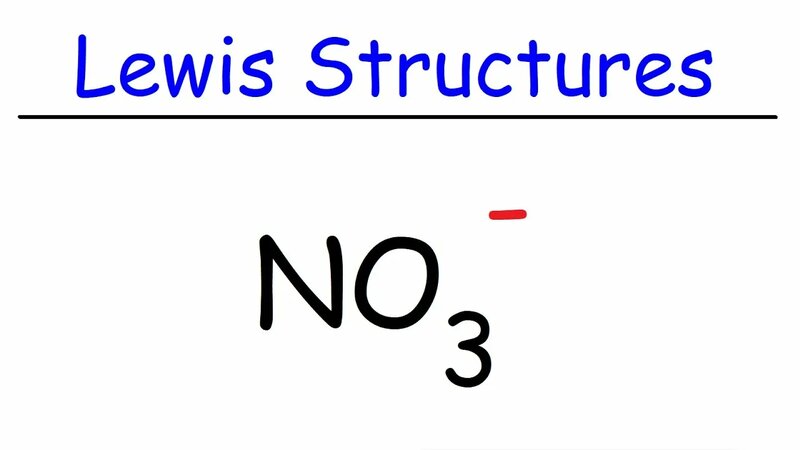 How To Draw The Lewis Structure of NO3- (Nitrate Ion) - Смотреть онлайн ...