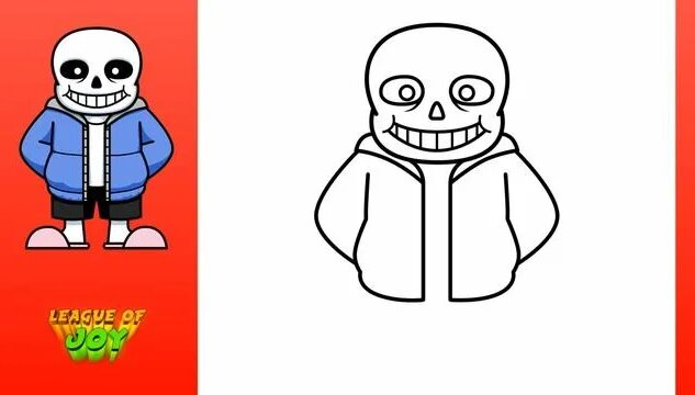 How to DRAW SANS - Undertale - Смотреть онлайн в поиске Яндекса по Видео