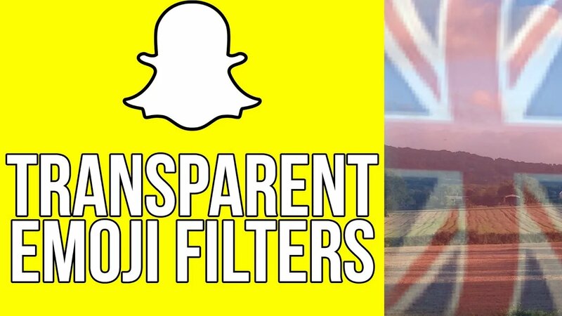 Snapchat Hacks - New Snapchat Transparent Filters Using Stickers/Emojis