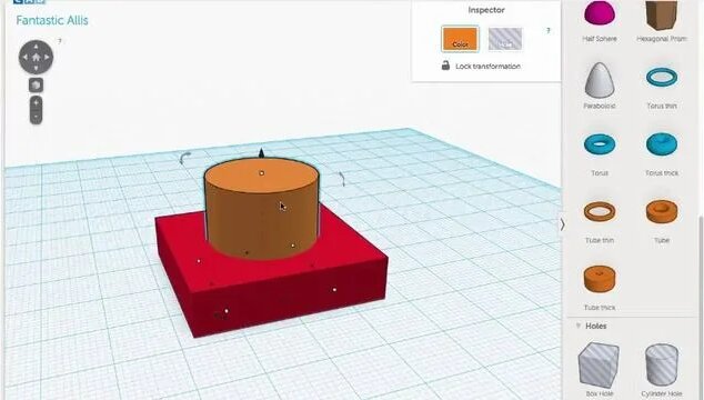 TinkerCAD - Creating Holes - Смотреть онлайн в поиске Яндекса по Видео