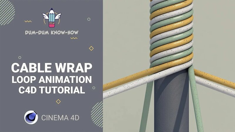 Cable Wrap Loop Animation Cinema 4d Tutorial - Yandex Video aramada ...
