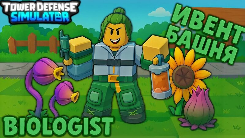 Новая Ивент Башня Биолог В TDS — Полный разбор! | Biologist event Tower ...