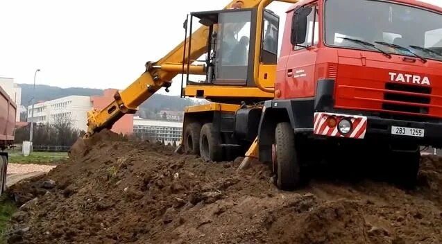 Экскаватор-планировщик Tatra UDS 114 - Смотреть онлайн в поиске Яндекса ...