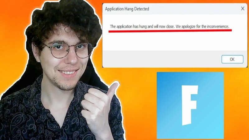 How To Fix Application Hang Detected Error In Fortnite - Yandex Video ...