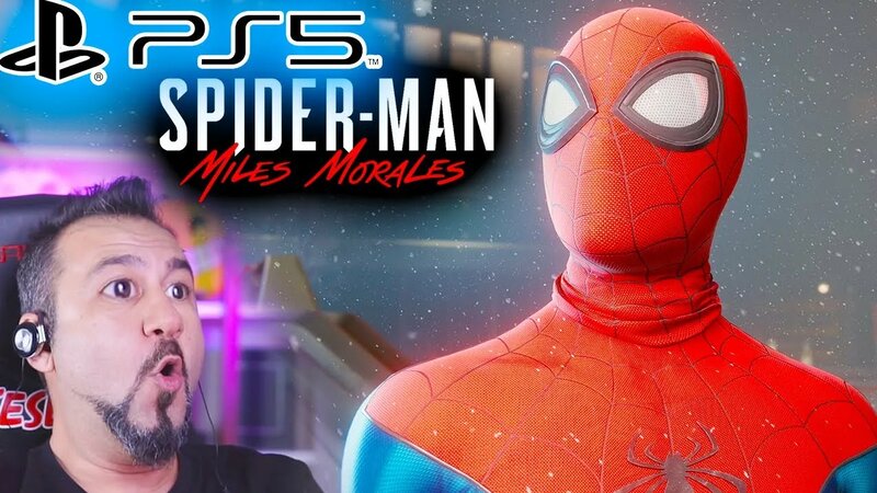 PS5'te örümcek adam(lar) havada uçuşuyor! | PS5 spıder-man mıles ...