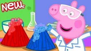 Peppa Pig Tales Volcano Science Experiment Peppa Pig Episodes — Видео ...