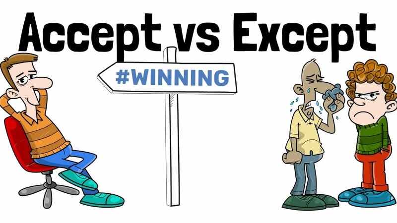 Accept vs Except - English Speaking Practice - Yandex Video aramada ...