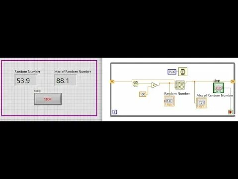 How to generate random numbers in Labview and Pick the Maximum number ...