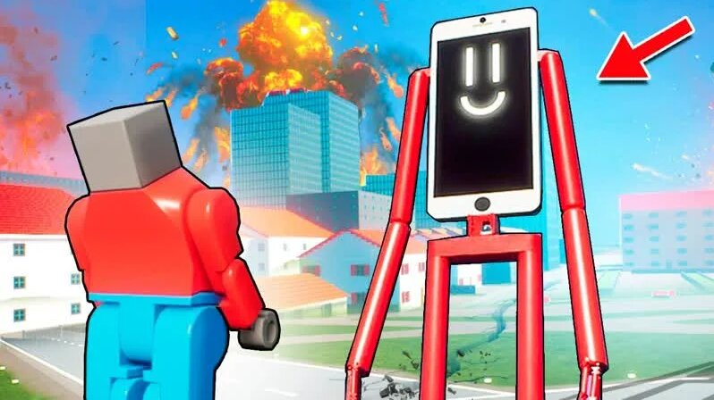 Телефоноголовый Атакует ЛЕГО СИТИ! Выживание Против Опасного SCP ...