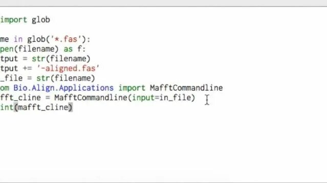 Sequence alignment using biopython tools. Python and Biopython for beginners - Смотреть онлайн в ...