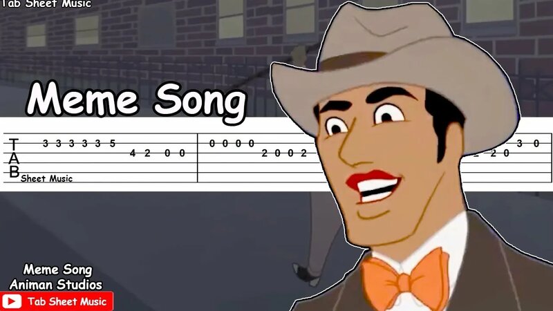 Animan Studios Meme Song - Guitar Tutorial - Смотреть онлайн в поиске ...