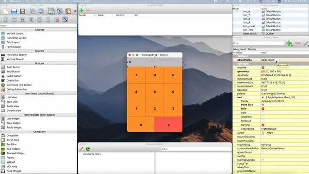 Изучение PyQT (Python GUI) / Урок #3 – Разработка внутри Qt Designer ...
