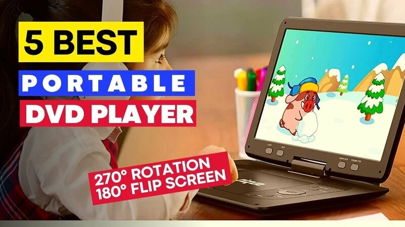 Top 5 Best Portable DVD Player | 1080P HD Swivel Screen, 4 Hour ...