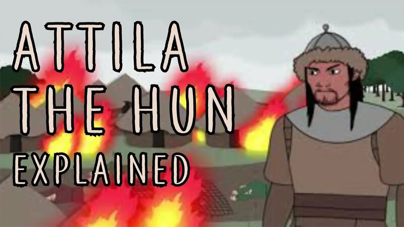 Attila the Hun in a nutshell - short animated history