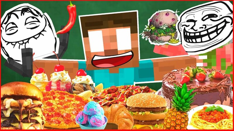 Minecraft Mobs : ALL Cooking Challenge Episodes (1-5) (Minecraft ...