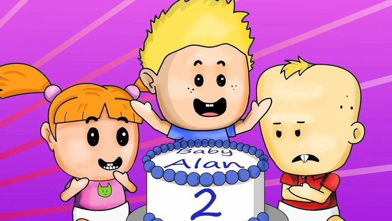 Baby Alan Cartoon "Birthday Party Disaster" Season 1 Episode 2 ...
