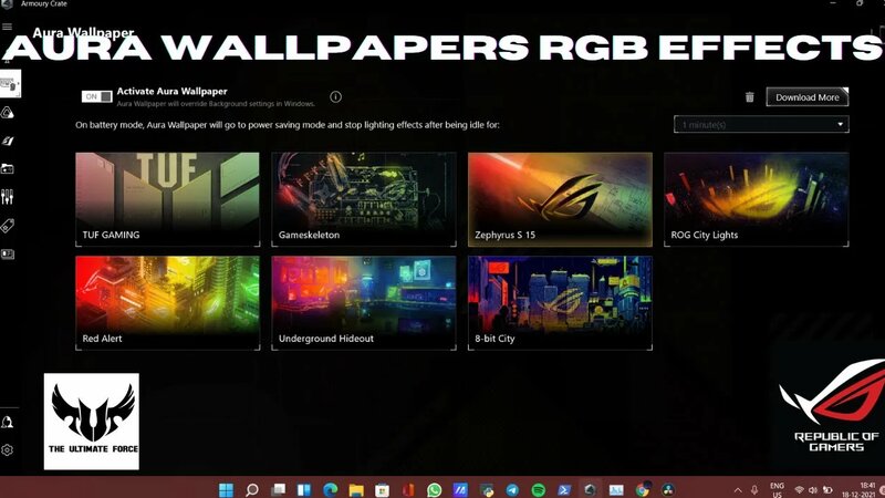 Aura Wallpapers With All Rgb Effects | Asus Aura RGB | Asus Tuf A15 ...