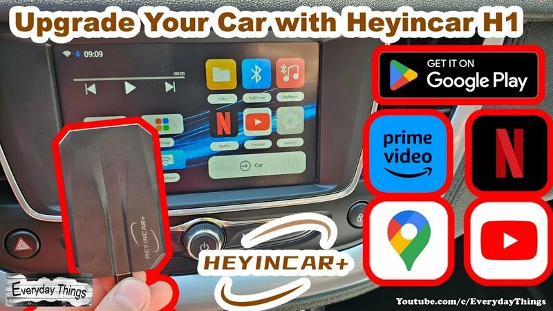 Heyincar H1 Wireless Android Smart AI Box: Unboxing, Review & In-Car ...