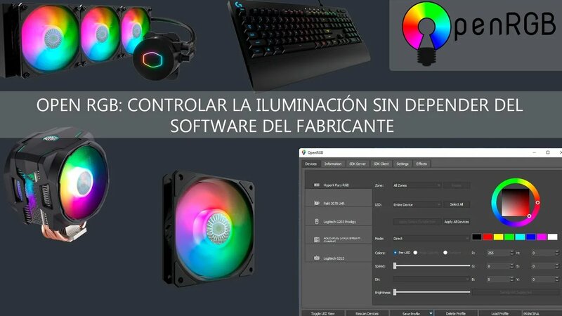 Open RGB: Controlar la iluminación sin depender del software del ...