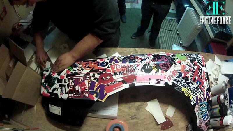 High Speed Sticker Bombing :)