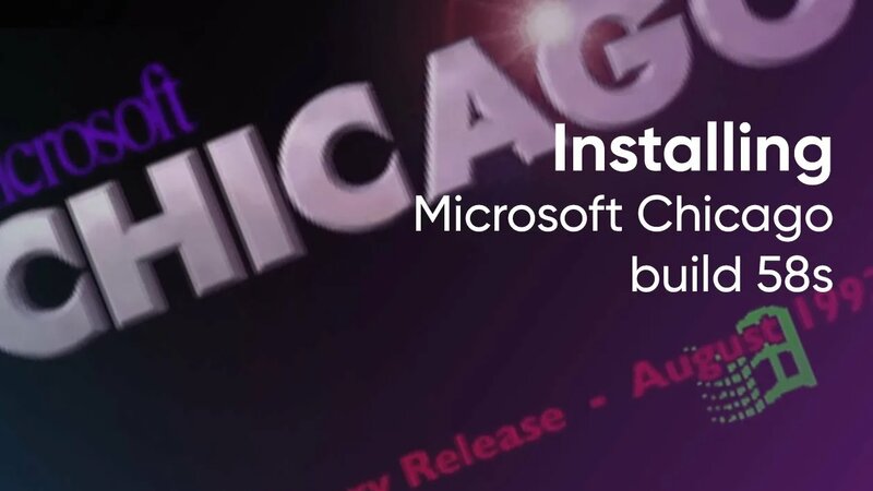 Installing Microsoft Chicago build 58s (Windows 95) - Yandex Video ...